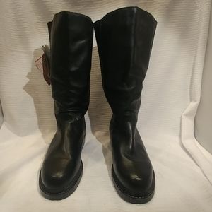 Siberian Husky | Shoes | Siberian Husky Women Black Boots Waterproof ...